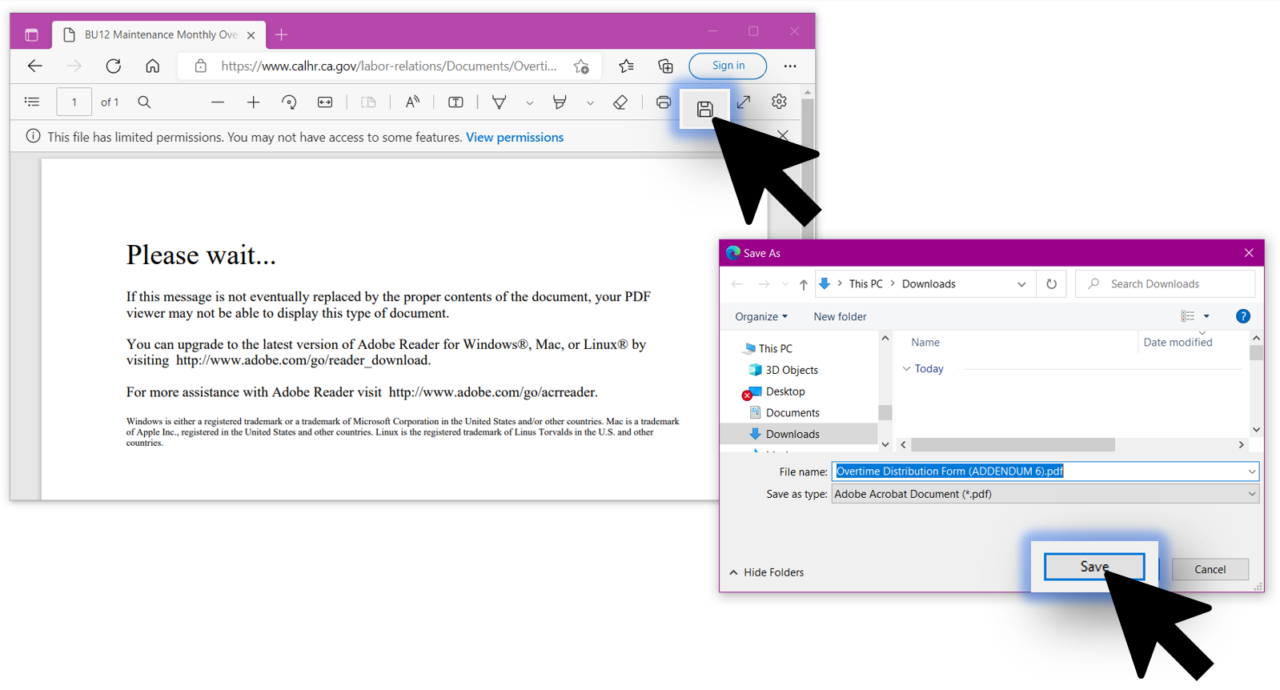 Instructions For Fillable PDF Forms - CalHR Website