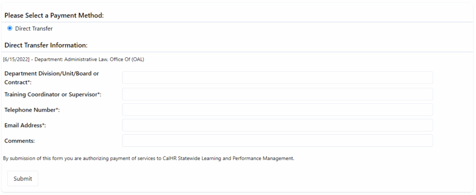 CalHR Statewide Training Guidelines - CalHR Website