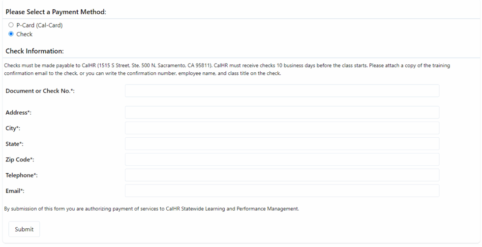 CalHR Statewide Training Guidelines - CalHR Website